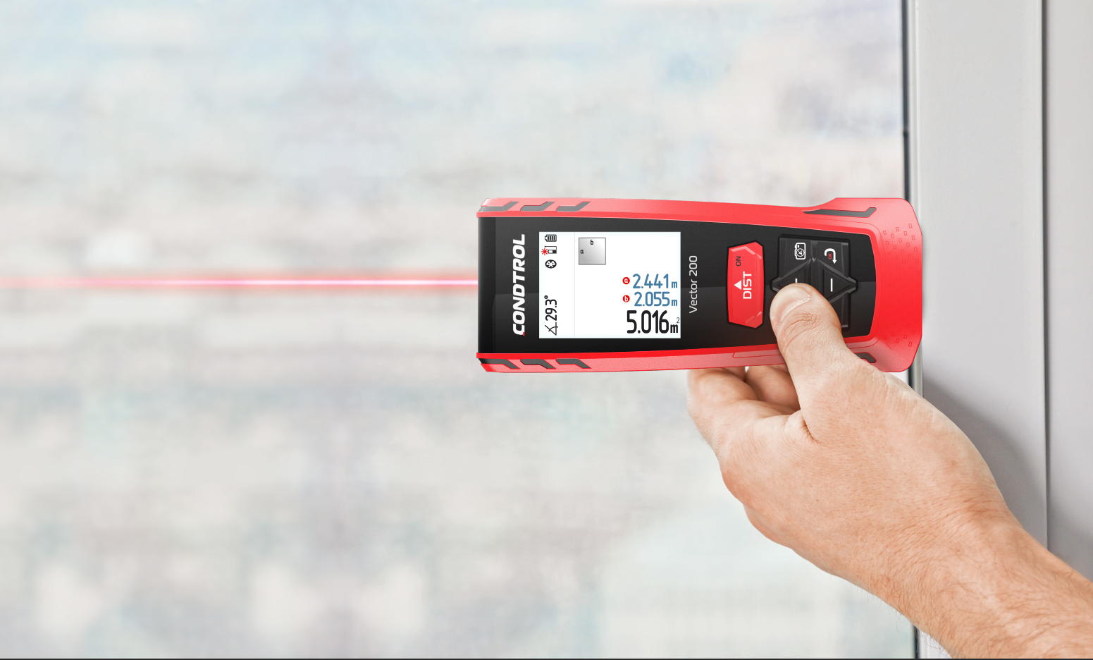 CONDTROL : télémètre laser précis Bluetooth pour chantiers BTP
