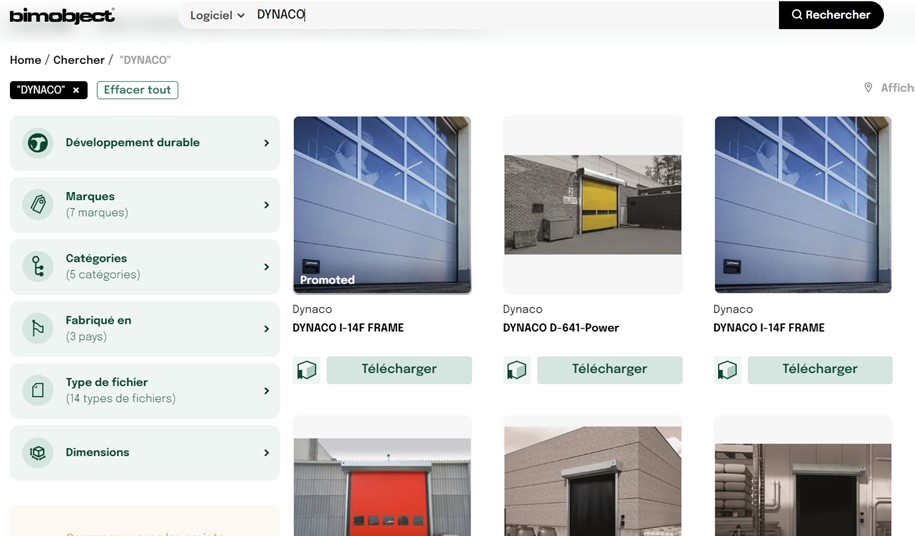 Le portefeuille de produits de Dynaco est désormais disponible sur bimobject.com | Batipôle