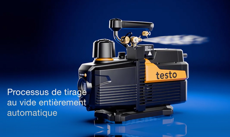 Testo 565i, la première pompe à vide de testo pour des tirages au vide ...