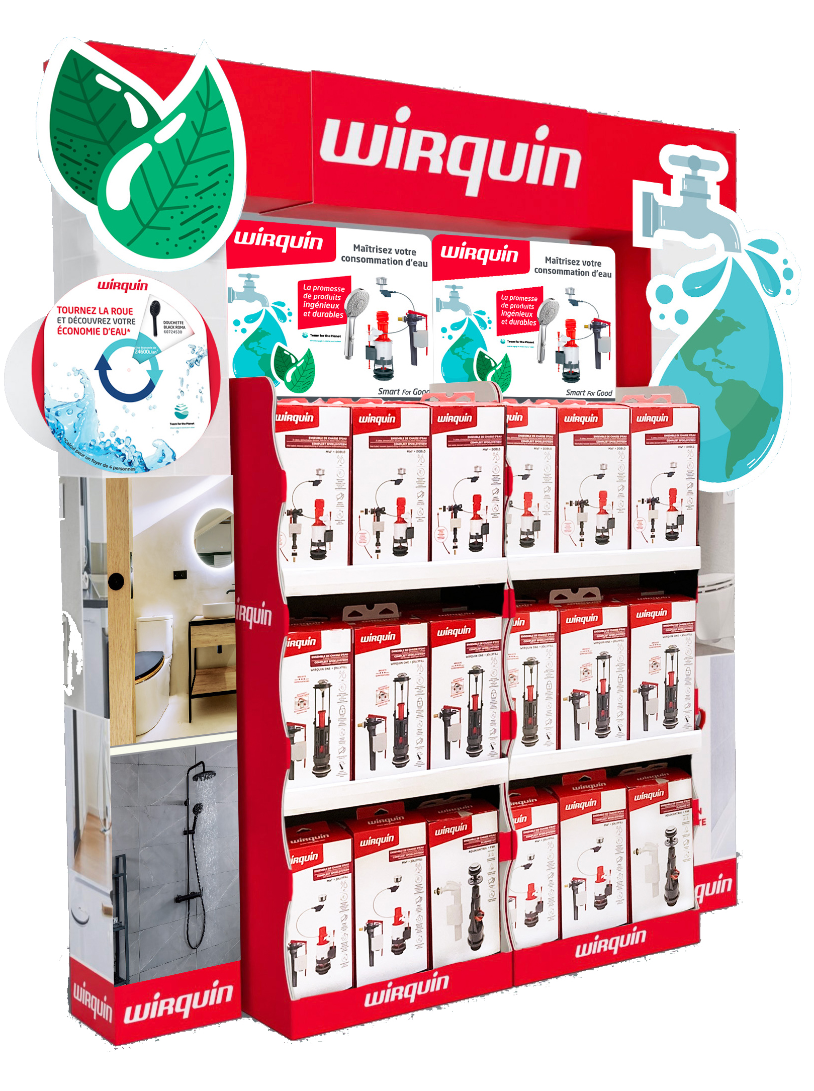 Wirquin : mécanismes eau et solutions économie pour points de vente
