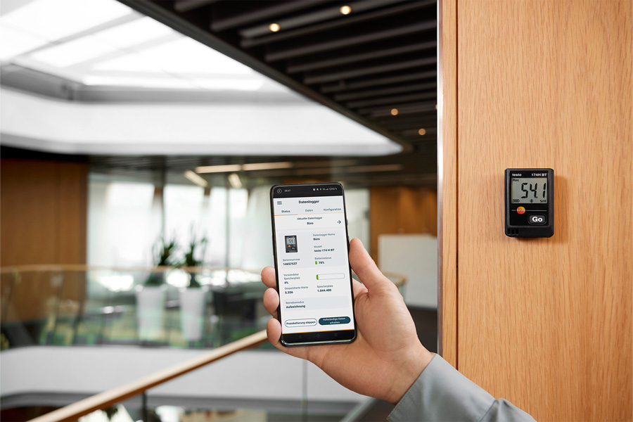 Testo étoffe sa gamme de mini-enregisteurs avec testo 174 T BT | Batipôle